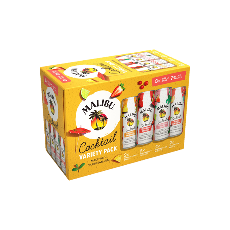Malibu Cocktail Variety Pack 8 cans – BSW Liquor