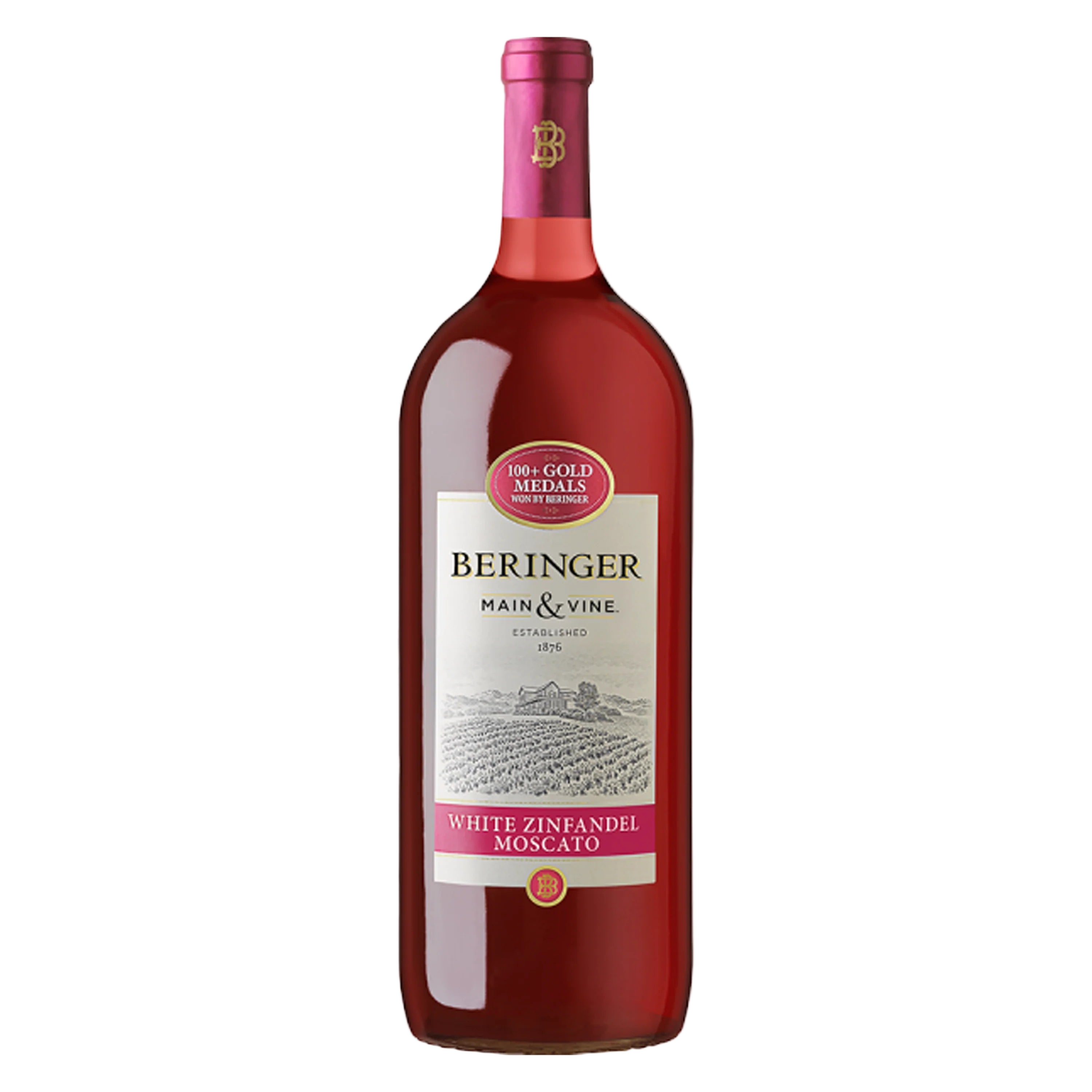 Beringer Main & Vine White Zinfandel Moscato 750ml – BSW Liquor