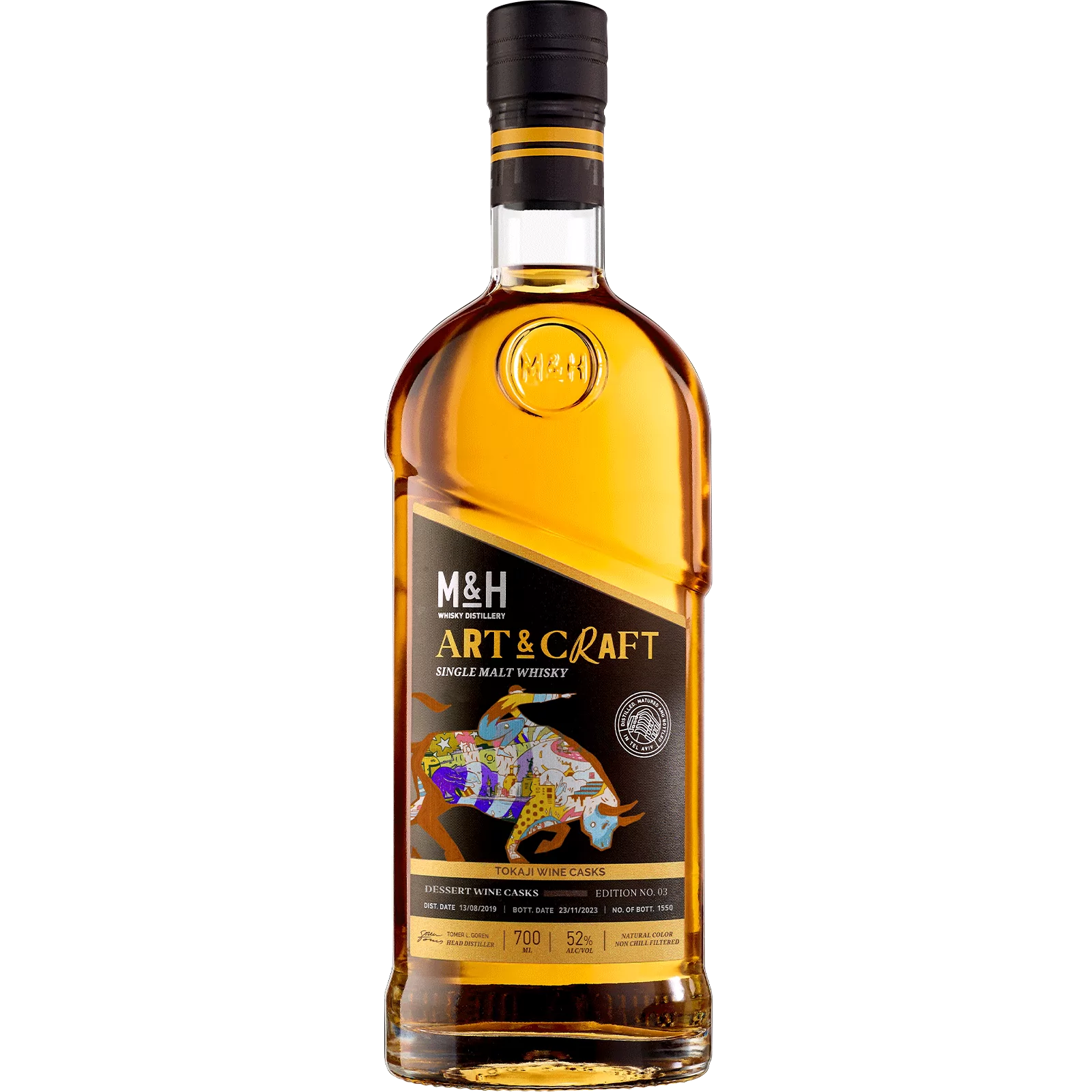 Milk & Honey Art & Craft Tokaji Cask Israeli Whisky 52% ABV – BSW Liquor