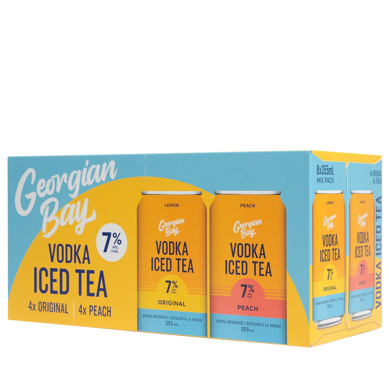 Georgian Bay Vodka Iced Tea Mixed Pack 8 Cans – BSW Liquor