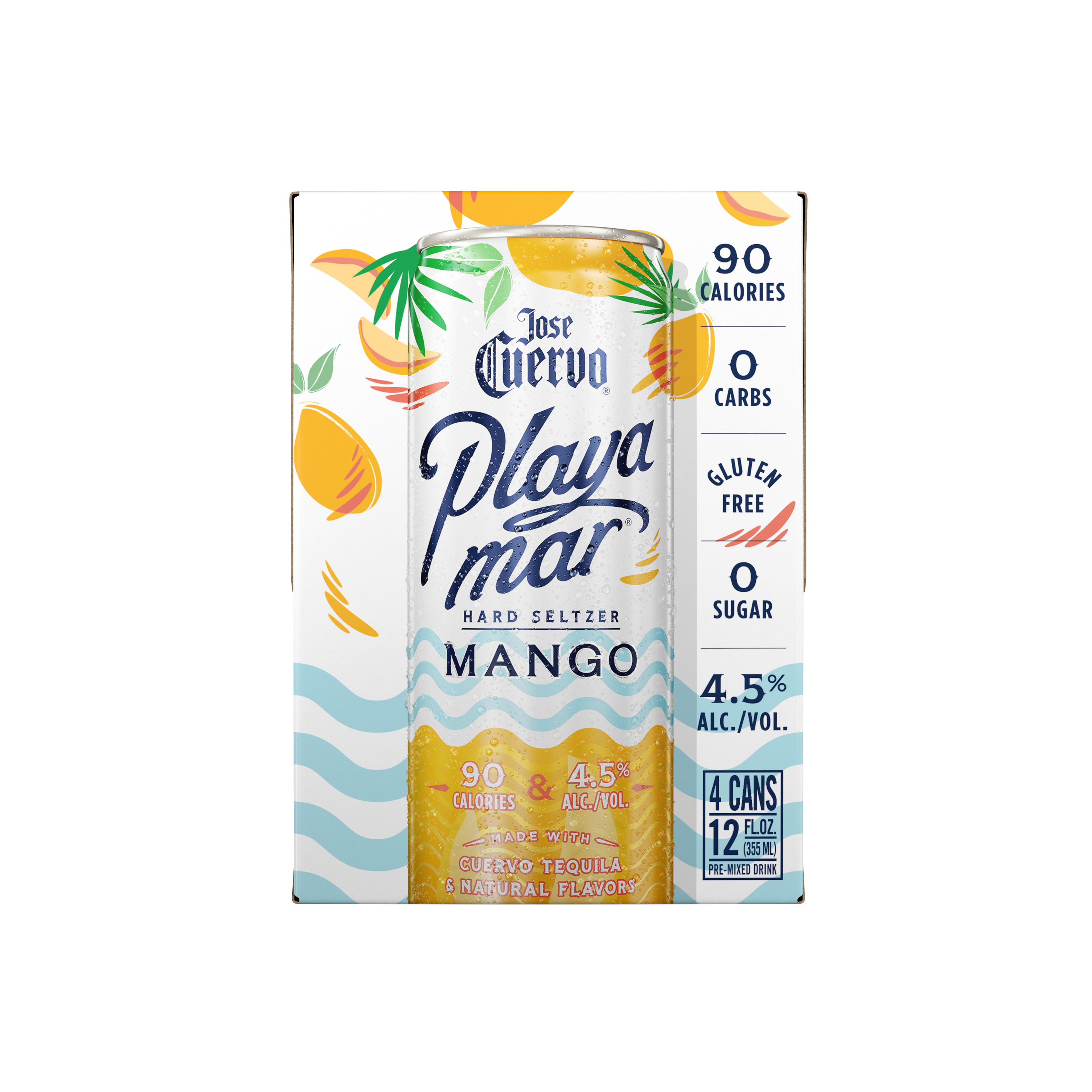 Jose Cuervo Playamar Mango 4 Cans – BSW Liquor