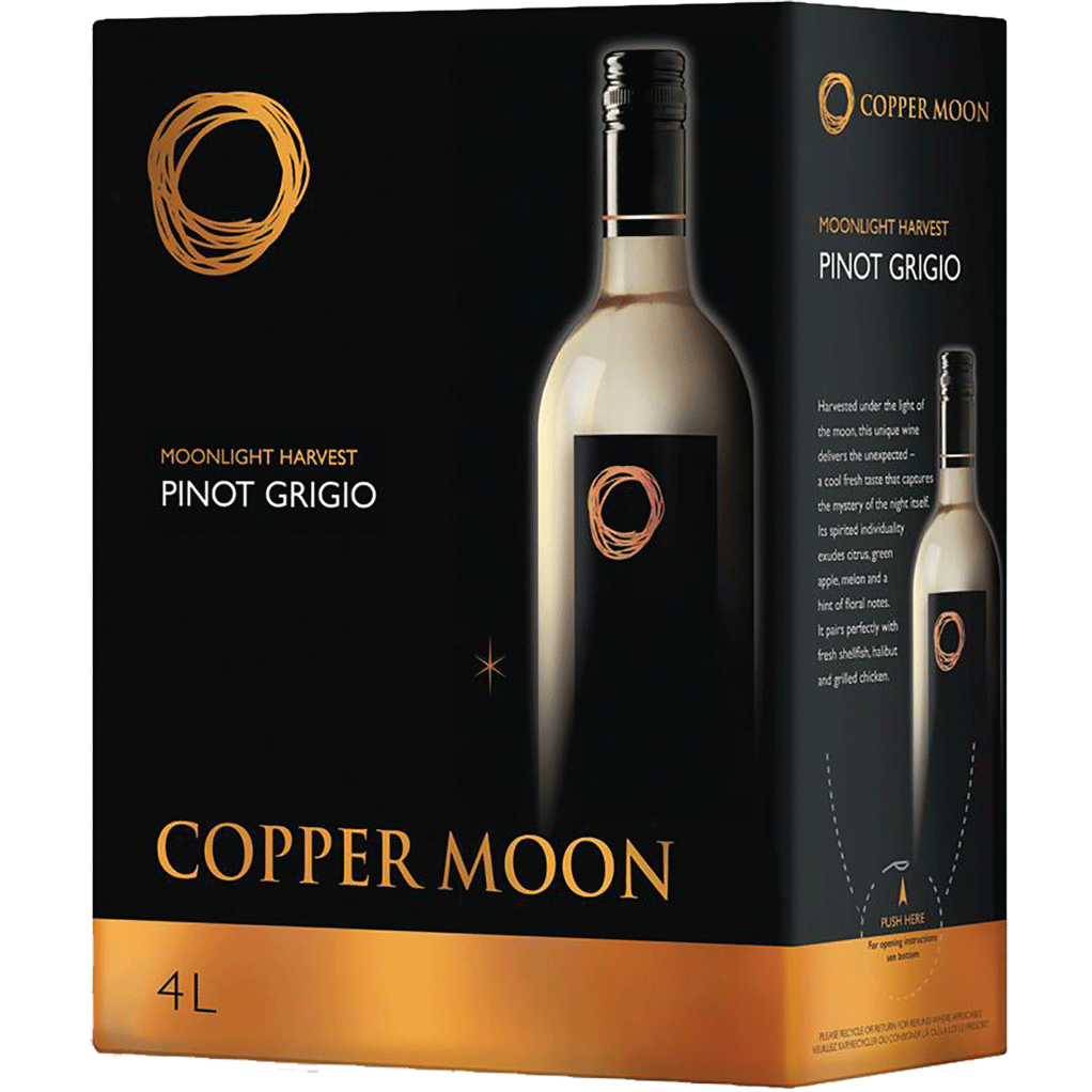 Copper Moon Pinot Grigio 4L Bag in Box – BSW Liquor