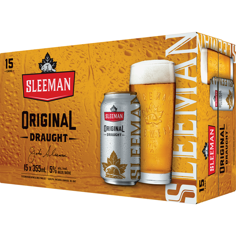 Sleeman Original Draught 15 Cans – BSW Liquor