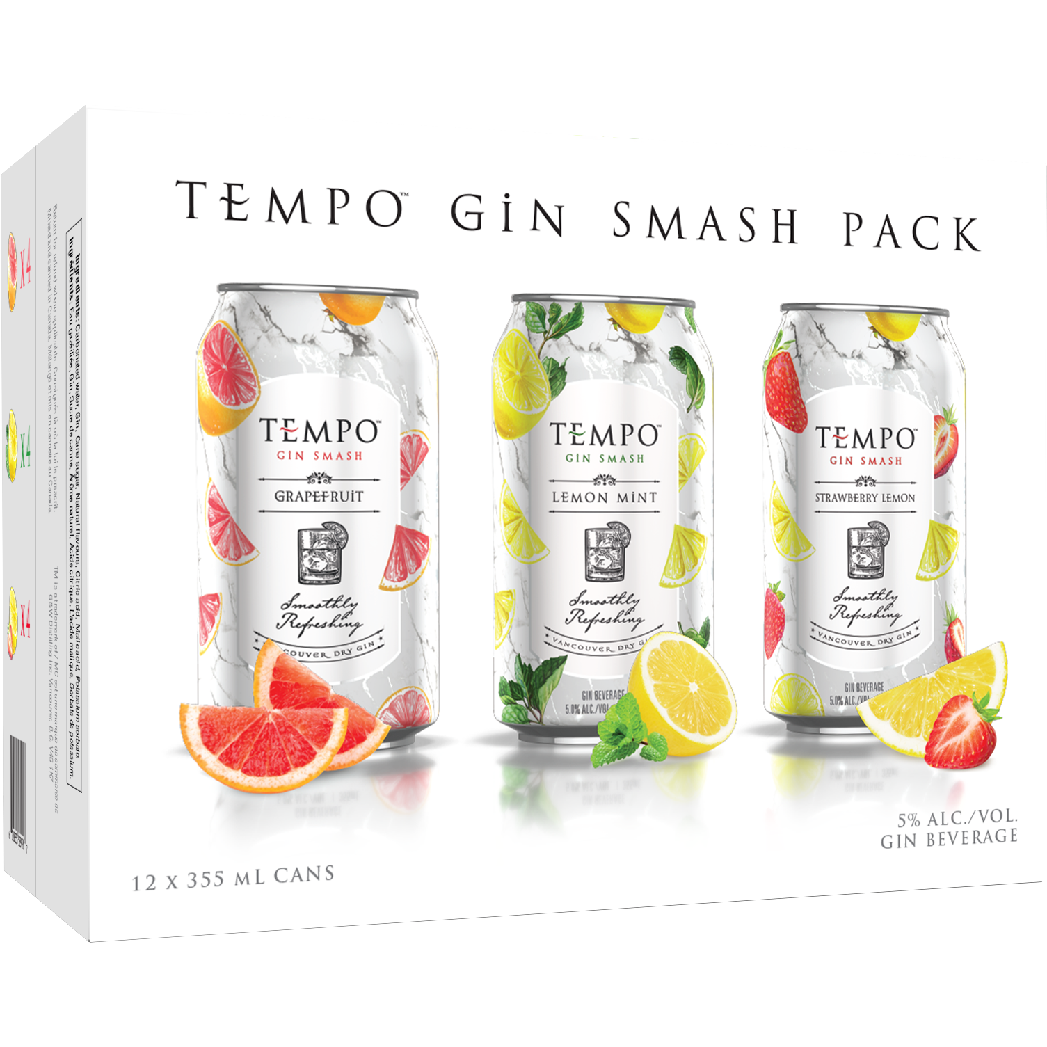 Tempo Gin Smash Variety Pack 24 Cans – BSW Liquor
